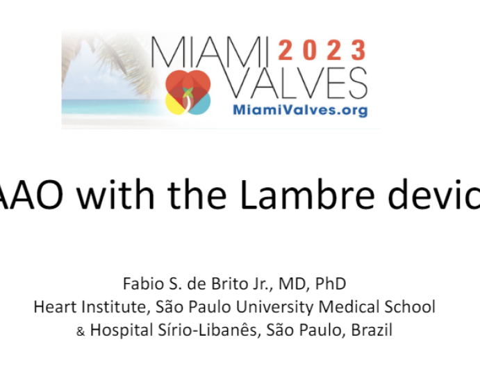 LAAO with the Lambre device | tctmd.com
